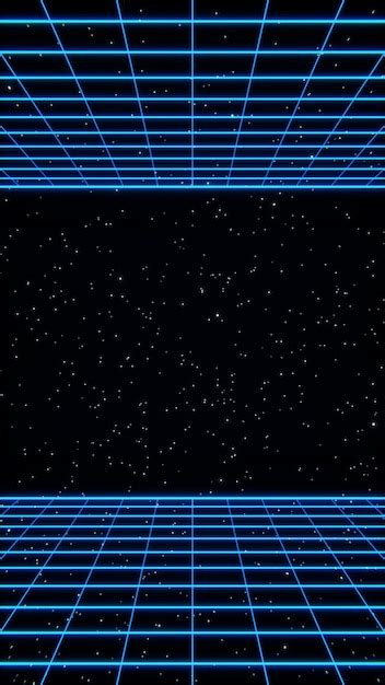 Premium Photo Digital Grid Vertical Background