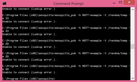 Mqtt Publish Error Ptc Community