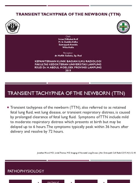 Transient Tachypnea Of The Newborn Ttn Pdf Lung Thorax