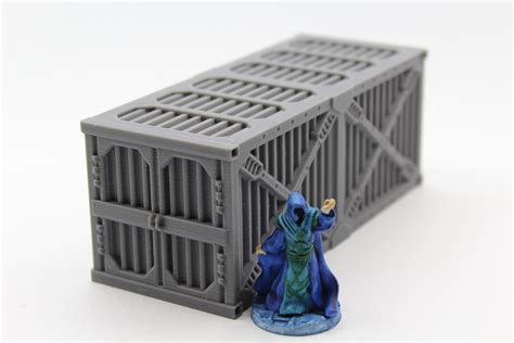 Shipping Cargo Container For Wargaming Or Model Building Etsy