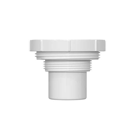 4 Inch Pvc Cap 4 Pvc Sewer Cleanout Adapter With Plug Pipe Fitting