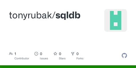 Github Tonyrubaksqldb