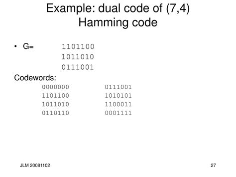 Ppt Cryptanalysis Lecture 10 Error Correcting Codes Powerpoint