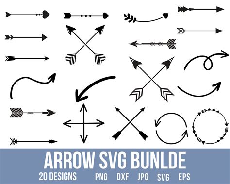 Arrow Svg Heart Arrow Svg Arrows Svg Crossed Arrows Svg Etsy