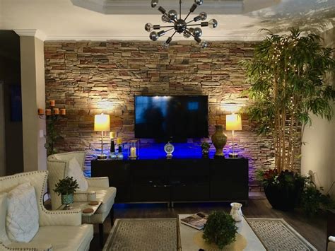 Charles Faux Stone Tv Accent Wall Genstone