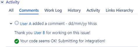 User Communication Through A Comment In The Moodle Tracker Download Scientific Diagram