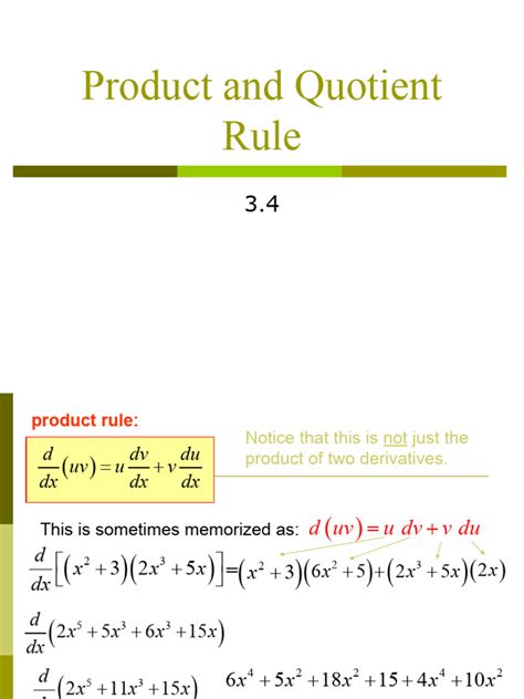 Product And Quotient Rule Pdf Trigonometric Functions Complex Analysis