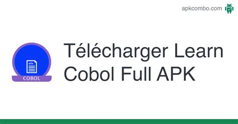 Learn Cobol Full Apk Android App Télécharger Gratuitement