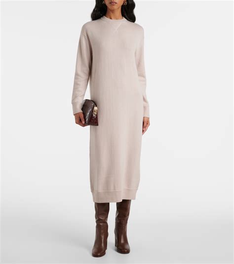 Wool And Cashmere Sweater Dress In Beige S Max Mara Mytheresa