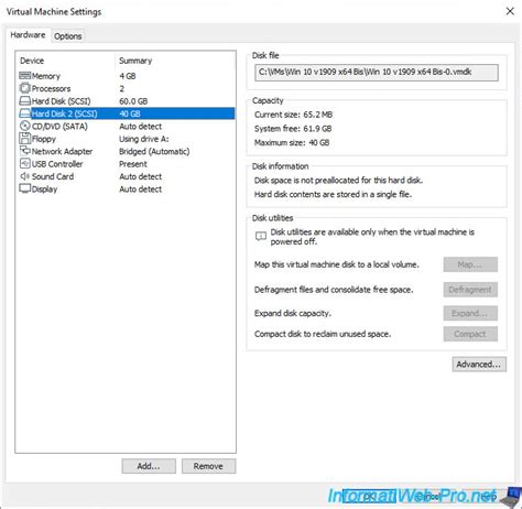 Slice The Virtual Hard Disk Of A Vmware Workstation Pro 15 Virtual
