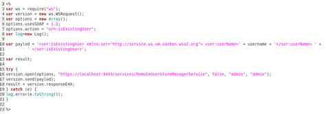 Consume Wso2 Admin Services Via Javascript Server Side