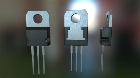 Transistor 3d Model By Grishmanovskij Anton
