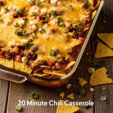30 Minute 20 Minute Chili Casserole Blinner