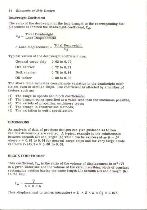 Basic Design Parameters
