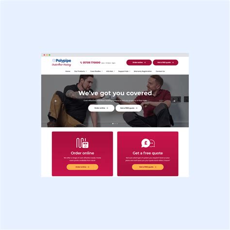 Polypipe Underfloor Heating Website Case Study Bubble