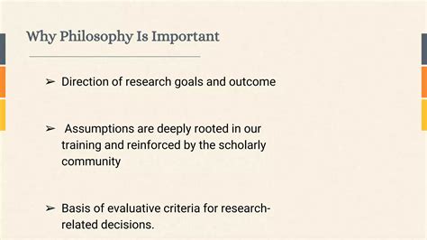 Philosophical Assumptions And Interpretive Frameworks Pptx Science