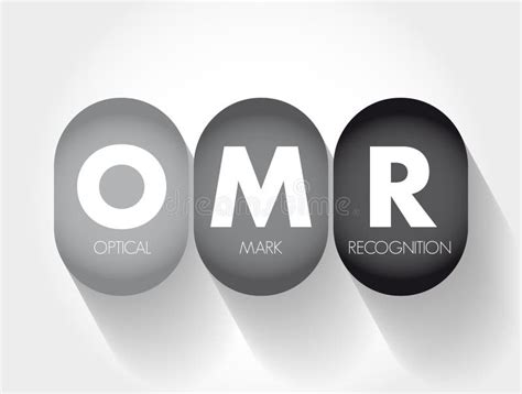 omr optical mark recognition process of reading information that