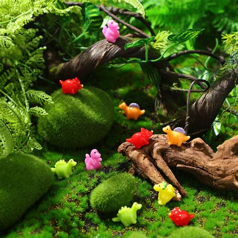 Poen 96 Pcs 150 Pcs Mini Dinosaur Figures Resin Tiny