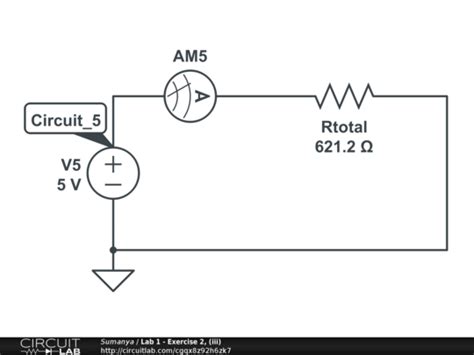 Lab Exercise Iii CircuitLab