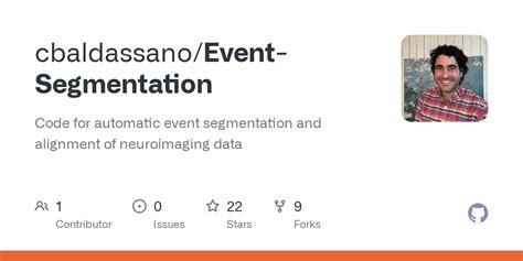 Github Cbaldassanoevent Segmentation Code For Automatic Event