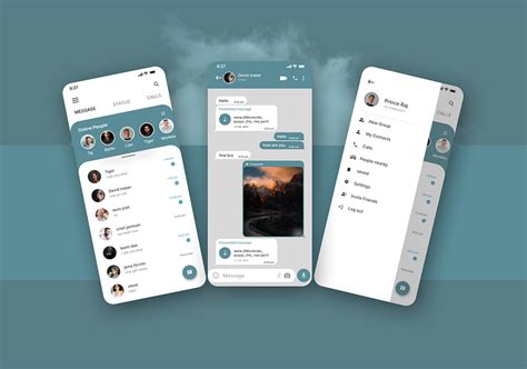 Whatsapp Clone App Ui Design By Prince Raj On Dribbble