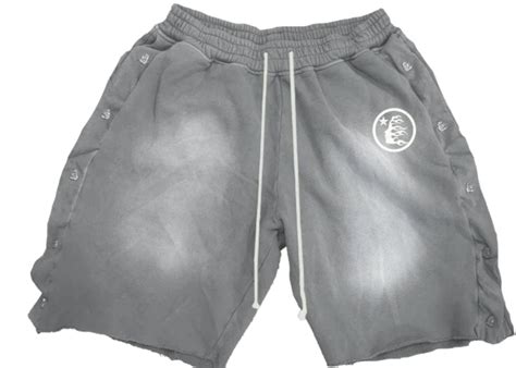 Hellstar Sports Snap Shorts Grey Yankeekicks Online