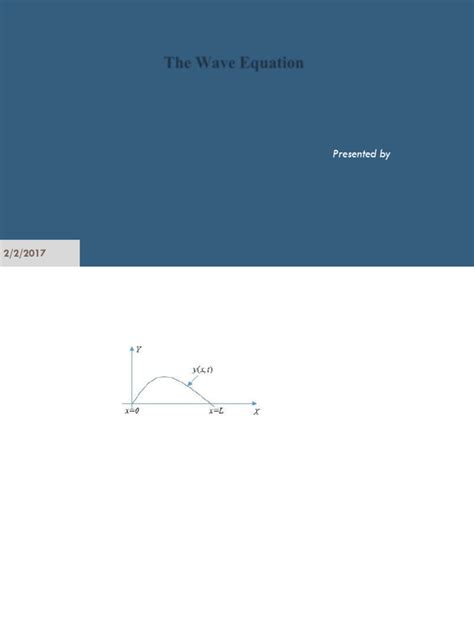 Wave Equation Pdf