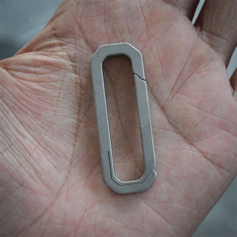 Titanium Edc Carabiner Convenient Keychain
