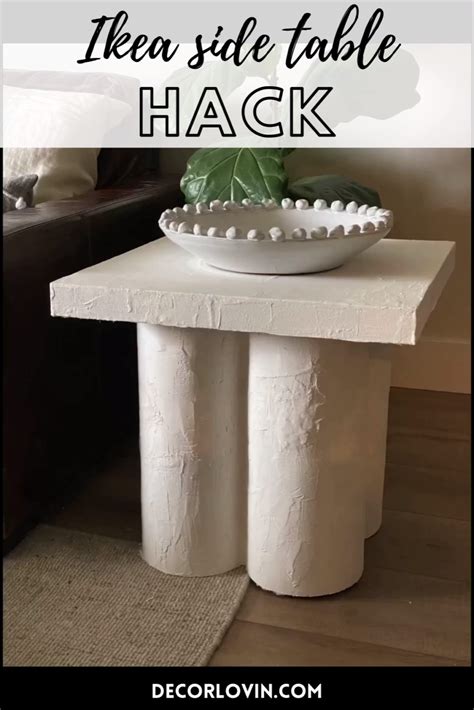 ikea side table hack artofit