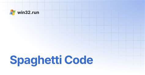 Spaghetti Code N