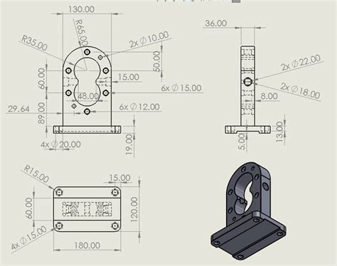 Exercise 4 SolidWorks Tutorial Mechanical Engineering Design Solidworks Mechanical Projects