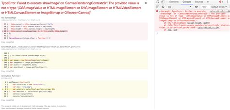 Javascript Using Color Thief Library In React Doesnt Work Stack Overflow
