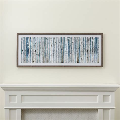 Birchtreesshf18 Wall Art Prints Crate And Barrel Wall Prints