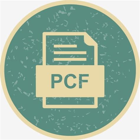 Pcf File Document Icon Document Icons File Icons Pcf PNG And Vector With Transparent