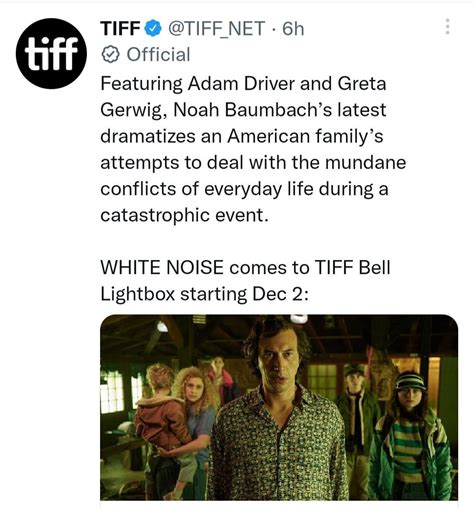 Bts On White Noise From Sam Nivola R Adamdriverfans