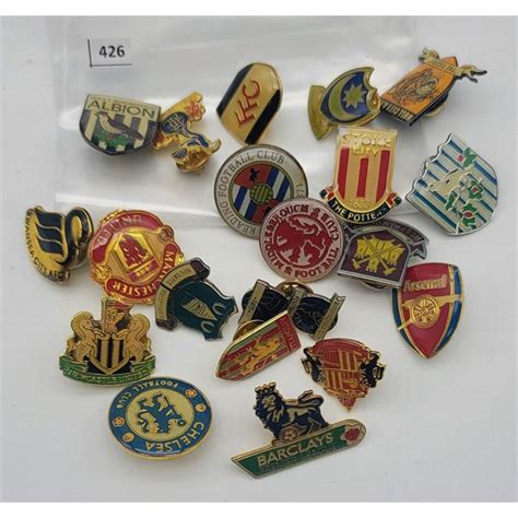 20 X Assorted And Different English Soccerfootball Pins Badges Ebidzca