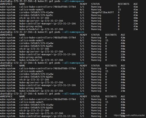 K8s解决coredns 的imagepullbackoff 和errimagepull 问题kubectl Get Pods All Namespaces解决