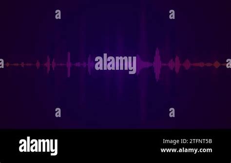 Audio Spectrum Visualizer Soundwave Effect Music Visualizer Background Stock Video Footage