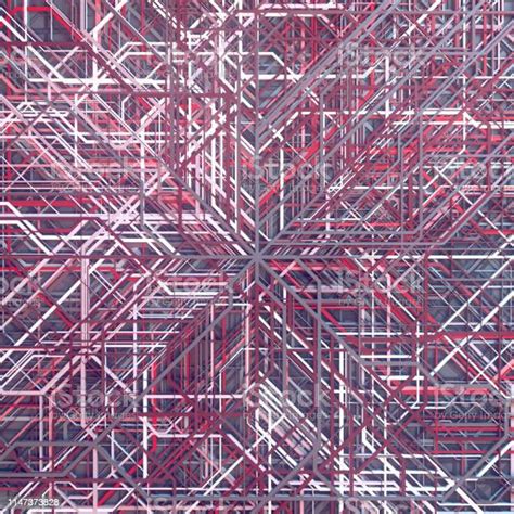 추상 컬러 미래 테크노 패턴입니다 현대적인 커버 디자인 디지털 3d 일러스트 0명에 대한 스톡 사진 및 기타 이미지 0명 3차원 형태 개념 Istock