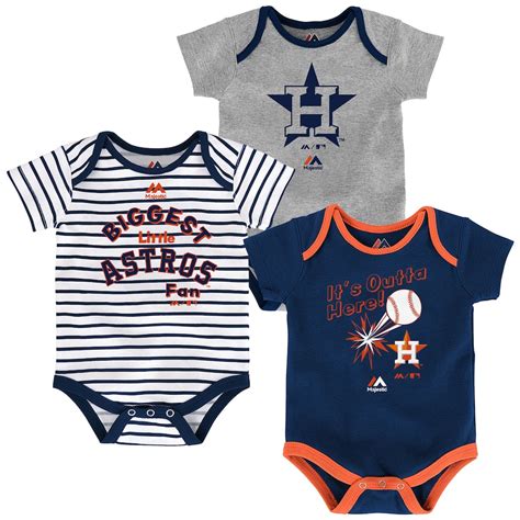 Majestic Houston Astros Newborn And Infant Graynavywhite Home Run 3