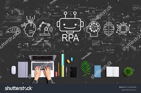 Robotic Process Automation Rpa Theme Person Stock Photo Shutterstock