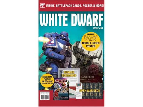 games workshop white dwarf issue 494 november 2023 — cardboard memories inc