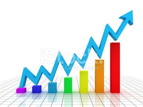 庫存照片：五彩業務增長圖表 免版稅圖片 Freeimages