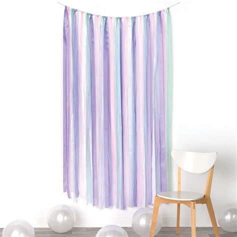 flutter deluxe ribbon backdrop cool kat party