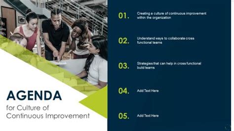 Continuous Improvement Culture Slide Team