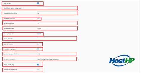 tutorial de como alterar a versão php hosthp