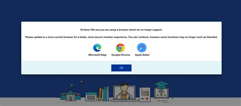 Firefox Is Not A Supported Browser Buttons Not