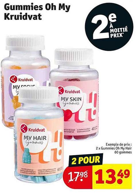 Promo Gummies Oh My Kruidvat Chez Kruidvat Icatalogue Fr