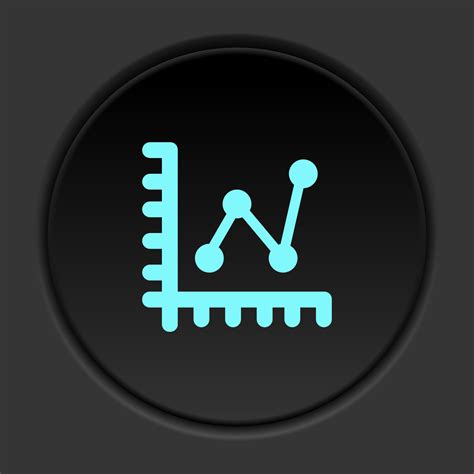 Round Button Icon Database Server Line Chart Button Banner Round