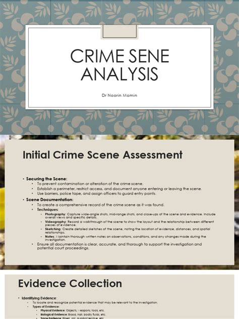 Types Of Profiling Pdf Crime Scene Forensic Science